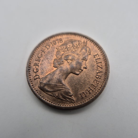 Other | Vintage 1978 New Penny Copper Coin With Queen Elizabeth Ii ...